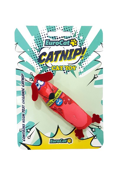 Eurocat Kedi Oyuncağı Sosis Köpek 10cm