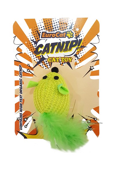 Eurocat Kedi Oyuncağı Tombik Tük Kuyruklu Fare 12cm