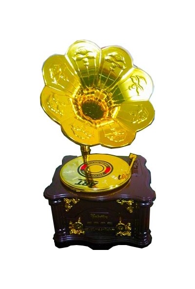 Hedi̇ye Mani̇a Büyük Boy Çekmeceli Nostaljik Gramafon Müzik Kutusu Hedi̇ye Mani̇a Büyük Boy Çekmeceli Nostaljik Gramafon Müzik Kutusu