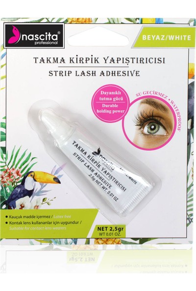 Nascita Takma Kirpik Yapıştırıcı Beyaz 2,5 gr Nascita Takma Kirpik Yapıştırıcı Beyaz 2,5 gr