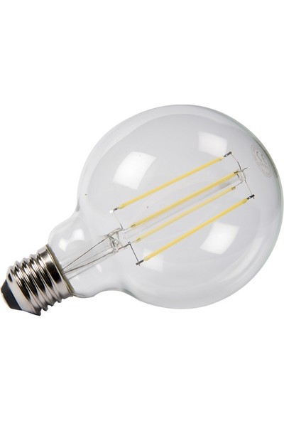 Maxima G95 Edison LED 4W Uzun Filament 6500K Şeffaf Beyaz Işık 6'lı Paket Maxima G95 Edison LED 4W Uzun Filament 6500K Şeffaf Beyaz Işık 6'lı Paket