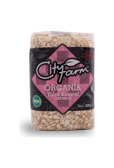 City Farm Organik Yulaf Ezmesi 500 gr City Farm Organik Yulaf Ezmesi 500 gr