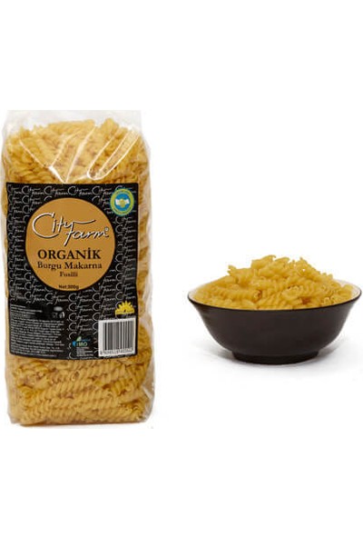 City Farm Organik Burgu Makarna 500 gr