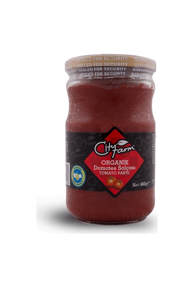 City Farm Organik Domates Salçası 650 gr City Farm Organik Domates Salçası 650 gr