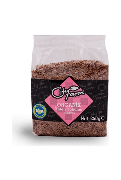 City Farm Organik Keten Tohumu 250 gr