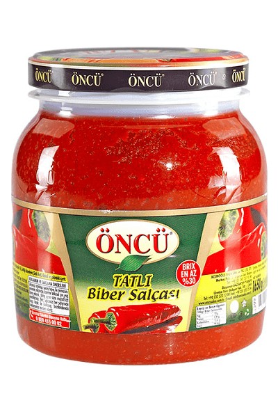 Öncü Biber Salçası Tatlı 1650 gr Öncü Biber Salçası Tatlı 1650 gr