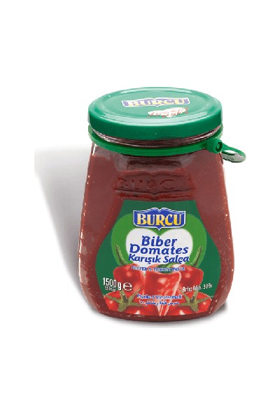 Burcu Domates Biber Karışık Salça 1500 gr