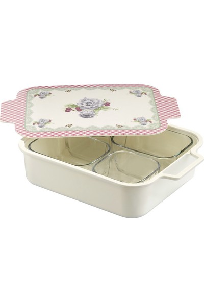 Kütahya Porselen 30 x 21,5 cm Kapaklı Kahvaltılık