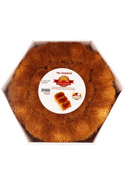 Kırımlı Saffet Abdullah Fırınlanmış Tel Kadayıf 400 gr Kırımlı Saffet Abdullah Fırınlanmış Tel Kadayıf 400 gr