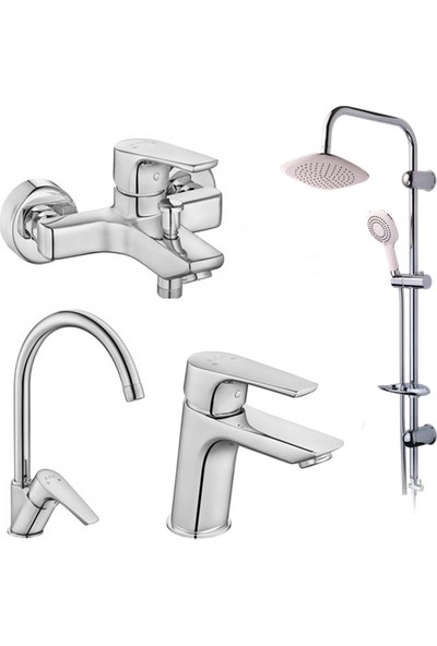 Eca Niobe 3' Lü Batarya Seti + Modamix Venedik Tepeduş Seti Eca Niobe 3' Lü Batarya Seti + Modamix Venedik Tepeduş Seti