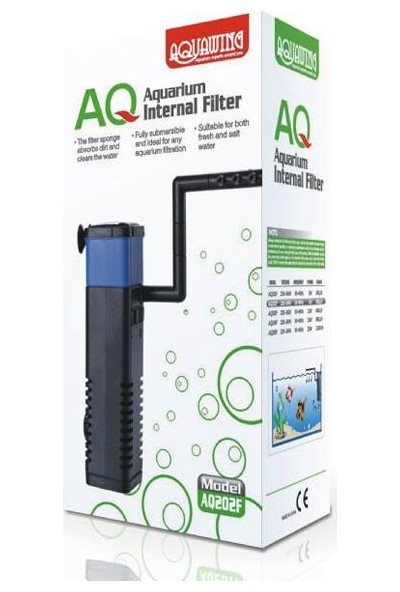 Aquawing AQ202F İç Filtre 5W 500L/H Aquawing AQ202F İç Filtre 5W 500L/H