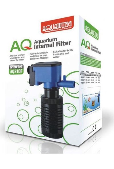 Aquawing AQ310F İç Filtre 4W 400L/H Aquawing AQ310F İç Filtre 4W 400L/H