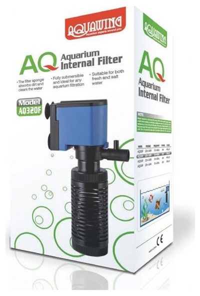 Aquawing AQ320F İç Filtre 6W 500L/H Aquawing AQ320F İç Filtre 6W 500L/H