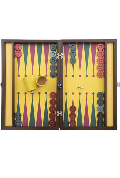 Sy Tavla Ahşap Zemin Tavla Mrb32 Iroko Sarı