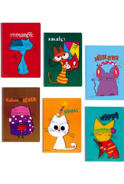 K.Color A4 80 Yp.Kareli PP Kp.Spr.CA Defter