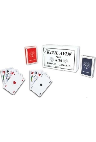 Kızılay İskambil Oyun Kağıtları 2 Deste Birden Kızılay İskambil Oyun Kağıtları 2 Deste Birden