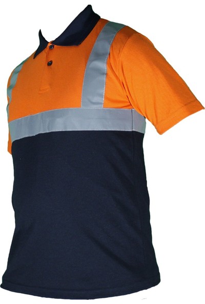 SSM Polo Yaka Reflektörlü T Shirt