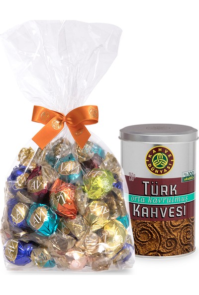 Kahve Dünyası Lavi Karışık Dolgulu Çikolata 500g ve 250gr Türk Kahvesi Kahve Dünyası Lavi Karışık Dolgulu Çikolata 500g ve 250gr Türk Kahvesi