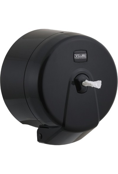 Vi̇alli̇ Mini Cimri İçten Çekmeli Tuvalet Kağıdı Dispenseri Siyah K3B