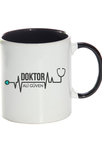 Kişiye Özel Doktor Tasarımlı Sihirli Kupa Bardak - tk9462