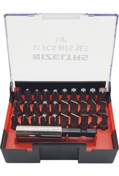 İZELTAŞ 4800008131 Plastik Kutulu Bits Uç Takımı 31 Parça İZELTAŞ 4800008131 Plastik Kutulu Bits Uç Takımı 31 Parça