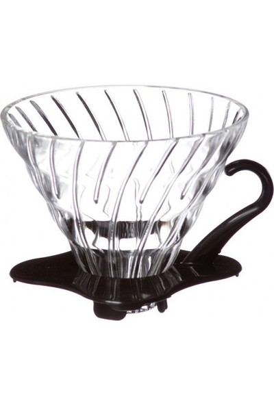Hario V60 02 Dripper Siyah Cam Hario V60 02 Dripper Siyah Cam