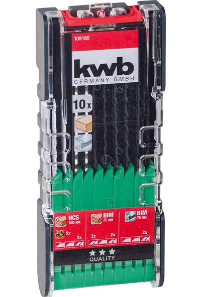 Kwb Dekupaj Testere Bıçak Seti 10 Pcs Yeni