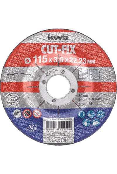 Kwb Flex Taşı Metal Kesici 115 X 3 X 22 Mm