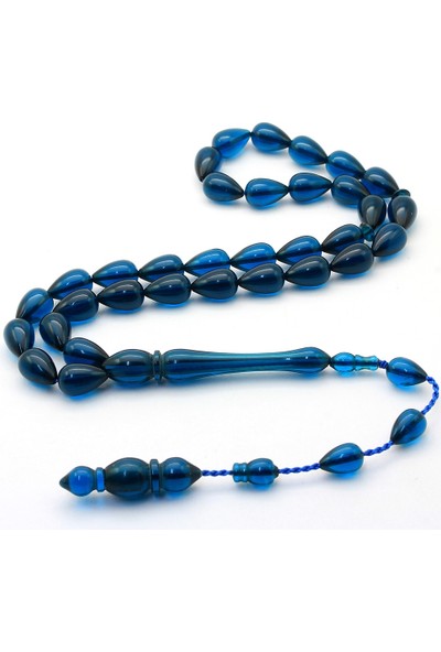 Tesbih Deposu Damla Kesim Polonya Kehribar Tesbih - Petrol