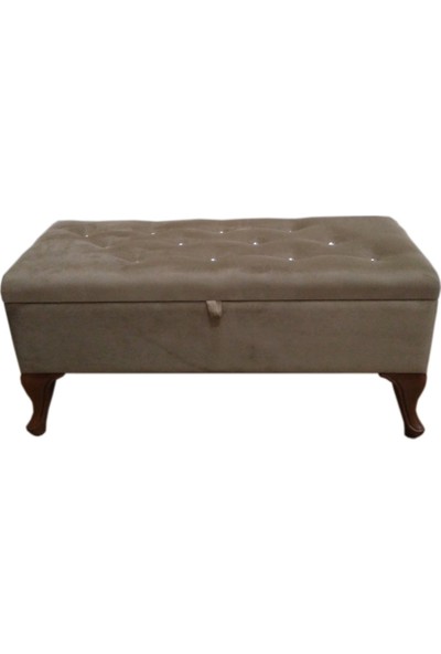 ERTOK Sandıklı Puf Koltuk Kahve