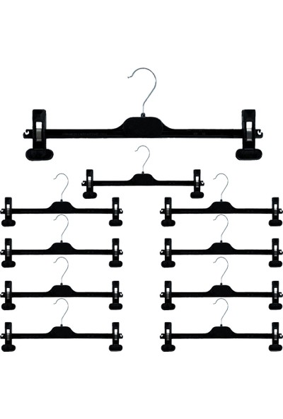 Yerli Yerli Elbise Askısı Etek Askısı Mandallı Askılık Pantolon Askısı 6043