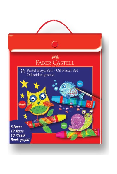 Faber-Castell Pastel Boya 36'lı Plastik Karışık Set