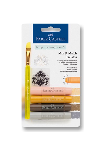 Faber-Castell Gelato Mum Boya Doğal Tonlar 4 renk Faber-Castell Gelato Mum Boya Doğal Tonlar 4 renk
