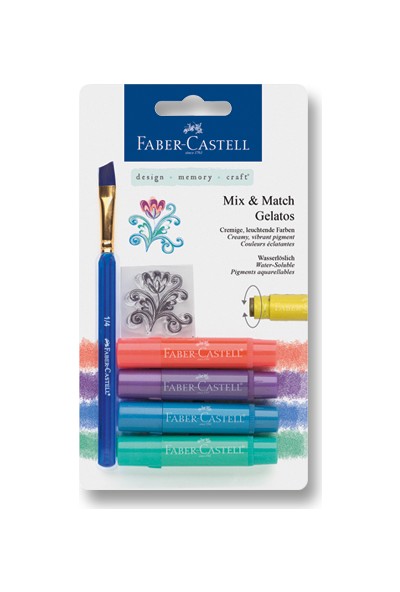 Faber-Castell Gelato Mum Boya Metal Renkler 4 renk