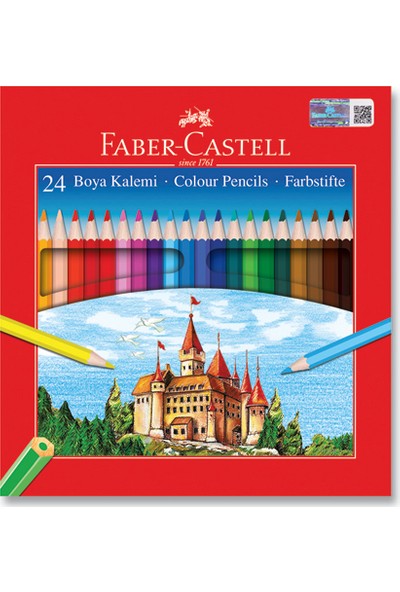 Faber-Castell Karton Kutu Boya Kalemi 24 Renk Faber-Castell Karton Kutu Boya Kalemi 24 Renk
