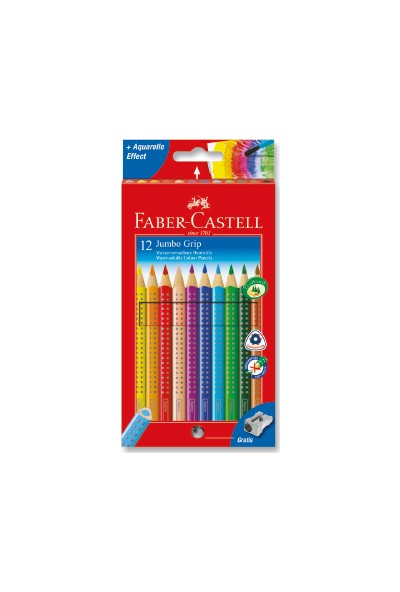Faber-Castell Jumbo Grip Boya Kalemi 12 Renk Faber-Castell Jumbo Grip Boya Kalemi 12 Renk