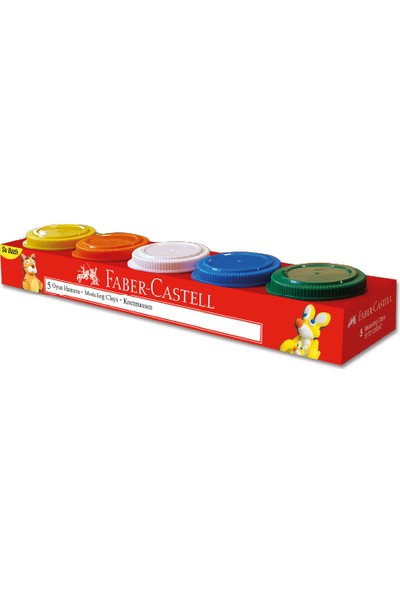 Faber-Castell Oyun Hamuru 5'li 225g