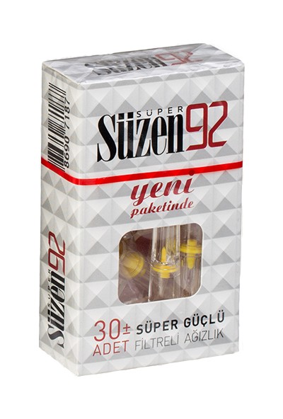 Süzen 92 Sigara Filtresi 30 Adet Süzen 92 Sigara Filtresi 30 Adet