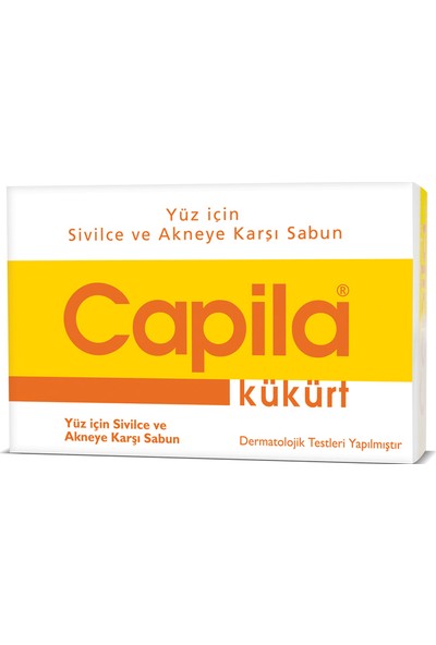 Capila Kükürtlü Sabun 90 gr Capila Kükürtlü Sabun 90 gr