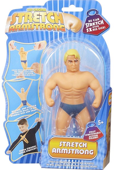 Mini Stretch Armstrong Uzayan Lastik Adam 15 cm Mini Stretch Armstrong Uzayan Lastik Adam 15 cm