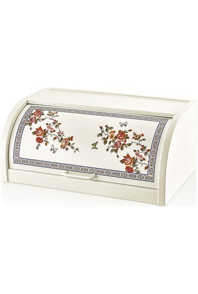 Özmet Çiçek Desenli Ekmek Kutusu