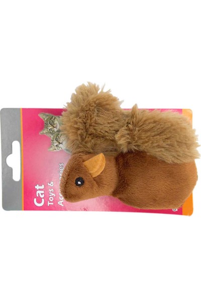 Eastland Peluş Kedı Oyuncağı, Sıncap 12x5 Cm Eastland Peluş Kedı Oyuncağı, Sıncap 12x5 Cm