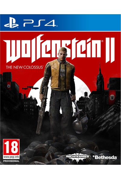 Wolfenstein II The New Colossus PS4 Oyun Wolfenstein II The New Colossus PS4 Oyun