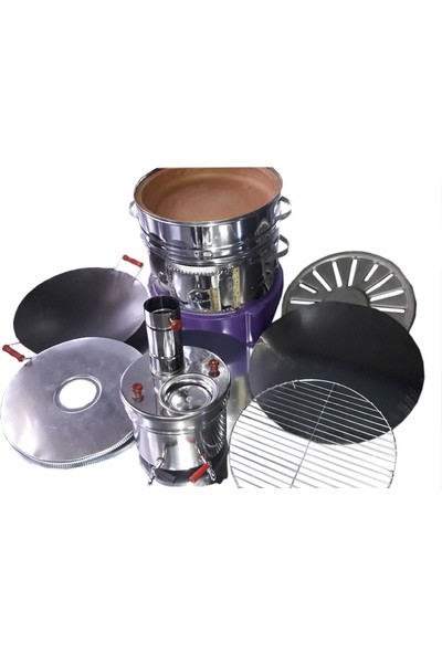 Yaramış Cift Musluklu Semaverli 15 Parca Guvec Mangal Toprak Tandır Comlek Soba Mangal Yaramış Cift Musluklu Semaverli 15 Parca Guvec Mangal Toprak Tandır Comlek Soba Mangal