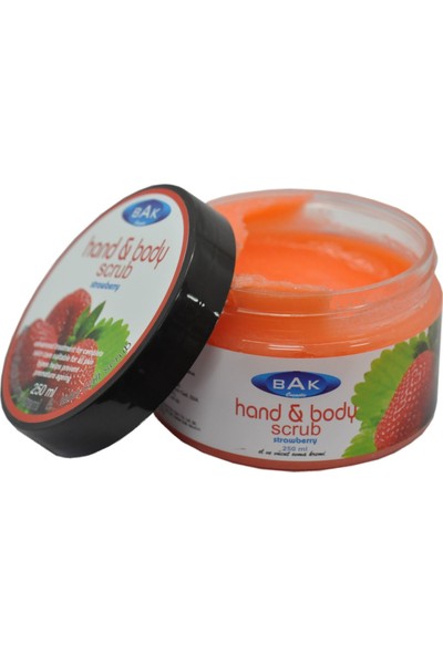 Bak Hand & Body Scrub Çilek Peeling 250 Ml Bak Hand & Body Scrub Çilek Peeling 250 Ml