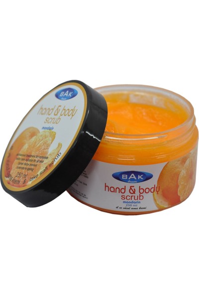 Bak Hand & Body Scrub Mandalina Peeling 250 Ml Bak Hand & Body Scrub Mandalina Peeling 250 Ml