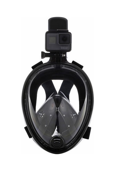 Angel Eye Easybreath Şnorkel Su Altı Maskesi Aksiyon Kamera Takılabilir