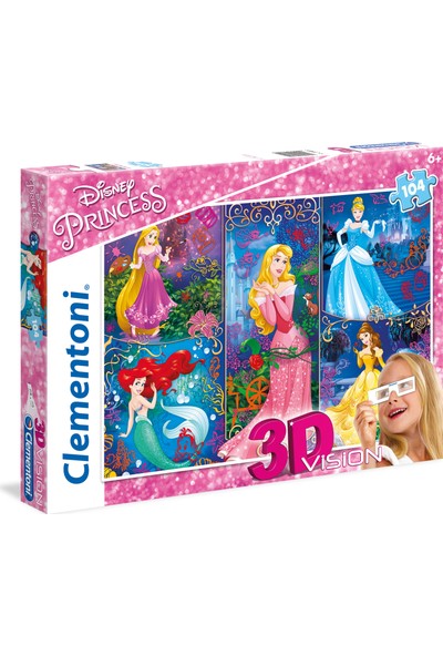 Clementoni 104 Parça Puzzle 3 Boyutlu (3D) Princess Clementoni 104 Parça Puzzle 3 Boyutlu (3D) Princess