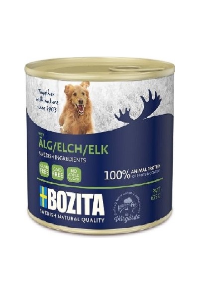 Bozita Tahılsız Geyik Etli Köpek Konserve 625 Gr
