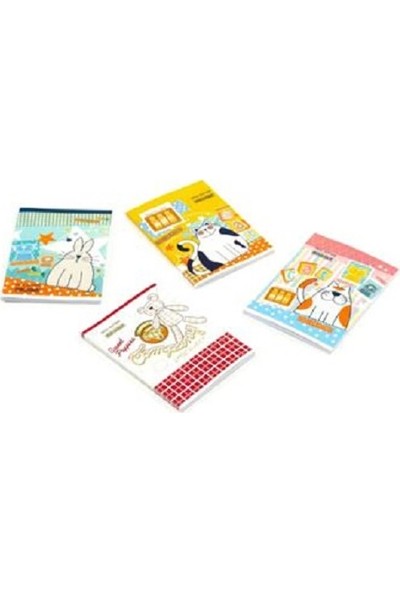 Mopak 72 Yaprak A5 (küçük boy) Karton Kapak Okul Defteri-3